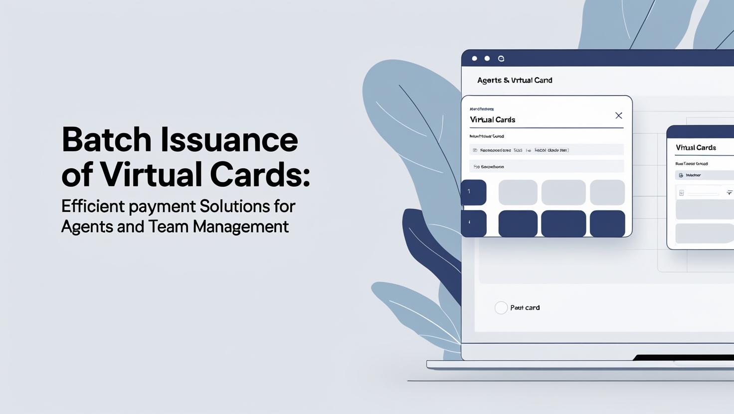 Batch Issuance of Virtual Cards: Efficient Payment Solutions for Agents and Team Management ...
