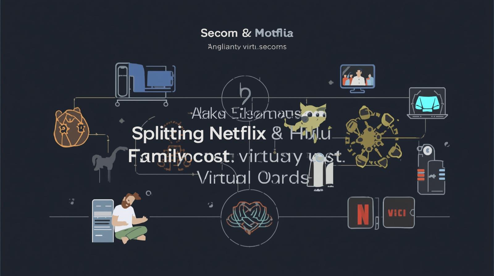 Splitting Netflix & Hulu Family Costs with Buvei Virtual Cards