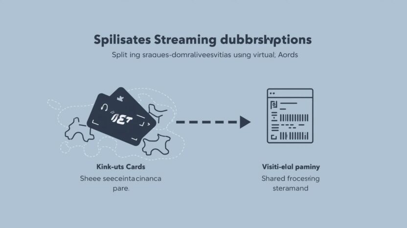 Splitting Streaming Subscriptions with Virtual Cards