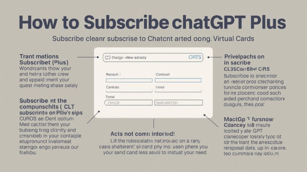Subscribe to ChatGPT Plus Using a Virtual Card – 2025 Guide