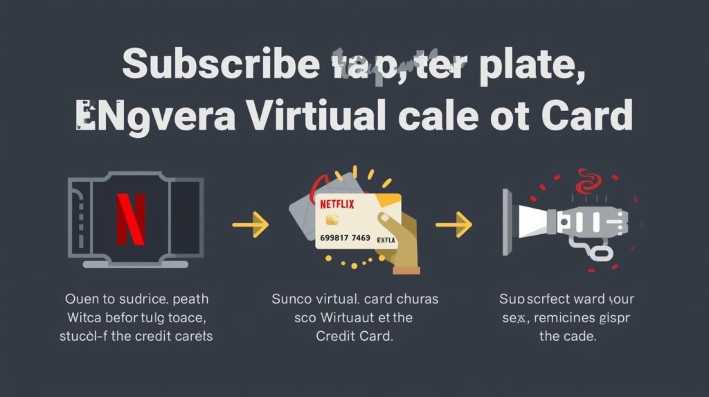 Inscrivez-vous à Netflix en utilisant une carte virtuelle au lieu d'une ...