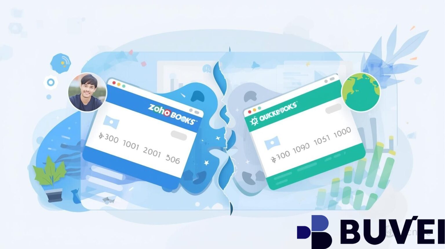 Zoho Books vs. QuickBooks: Virtual Card Reconciliation