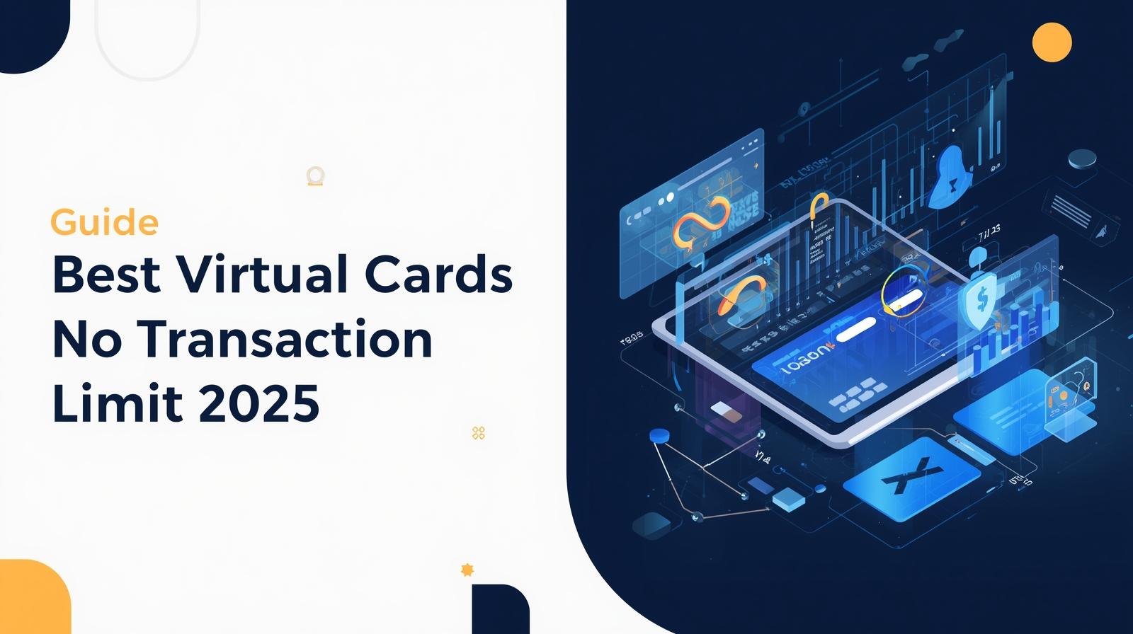 Best Virtual Cards with No Transaction Limit (2025 Guide)