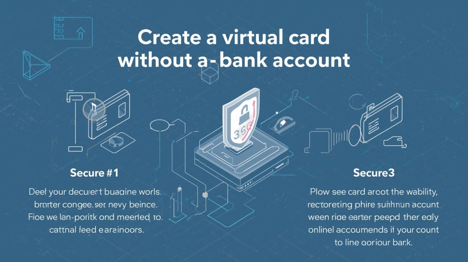 How to Create a Virtual Card Without a Bank Account？