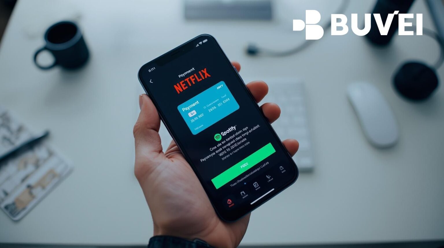 Use Virtual Cards for Netflix & Spotify Payments