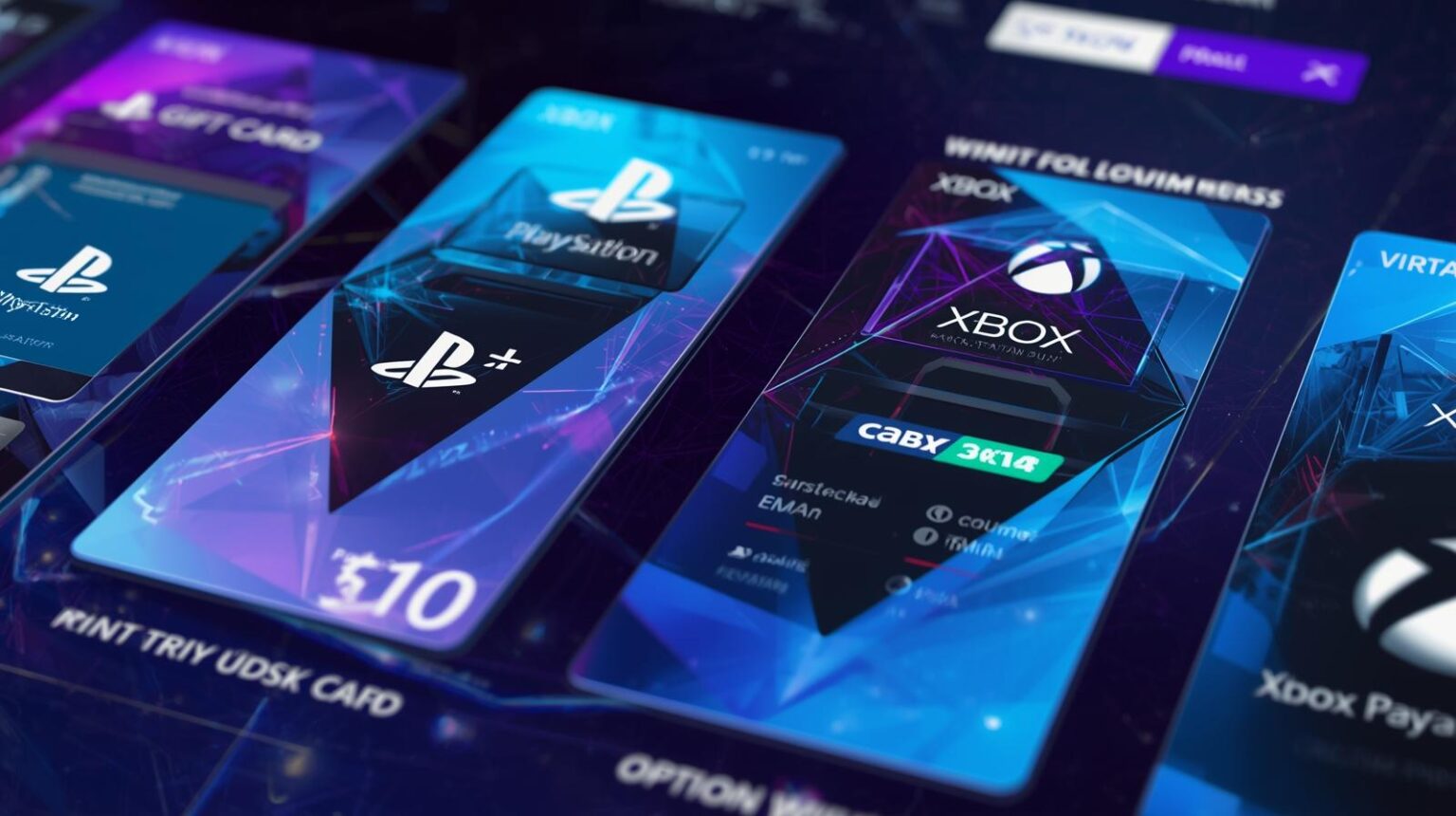 Virtual Cards for PlayStation & Xbox Payments