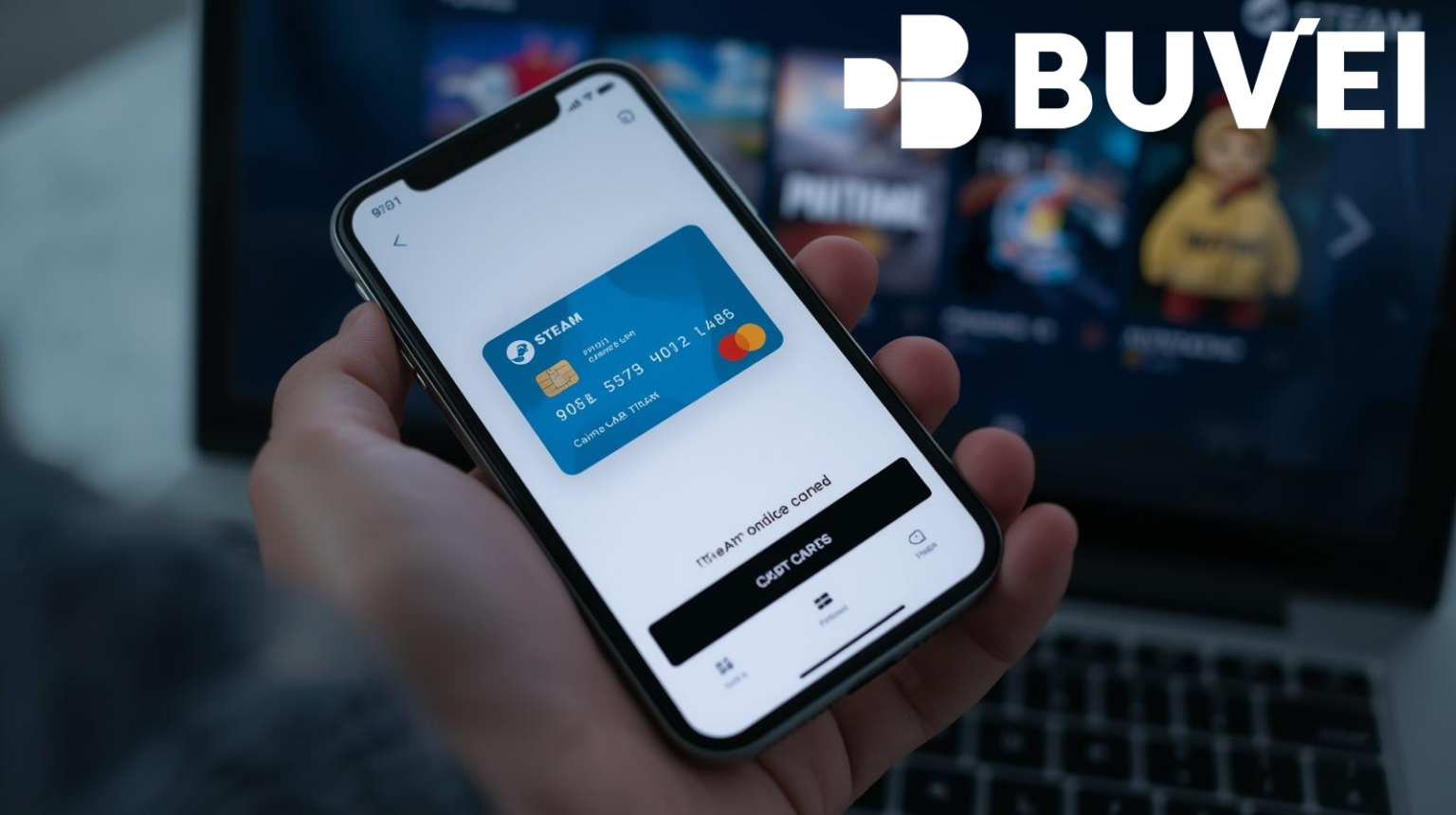 Pay for Steam Games with Virtual Cards